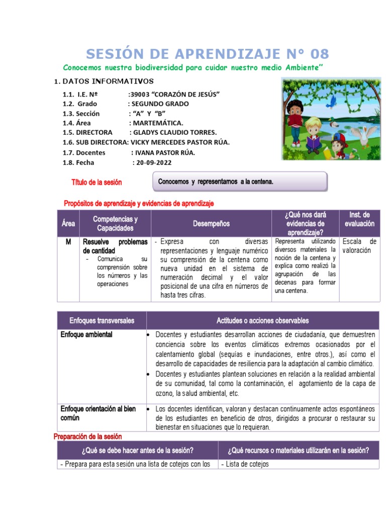 CENTENA | PDF | Entorno natural | Aprendizaje