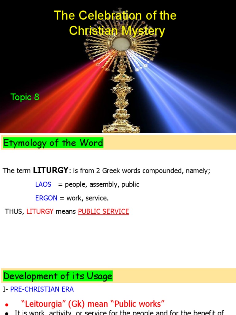 Understanding Christian Liturgy | PDF | Liturgical Year | Advent