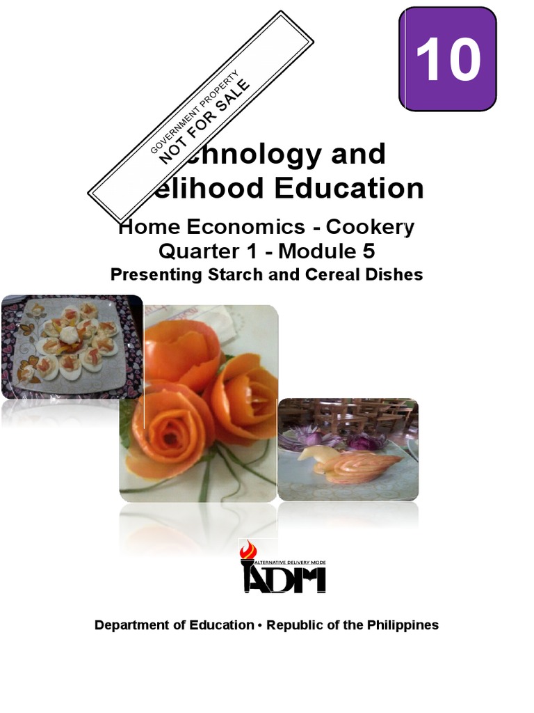 TLE 10 Cookery Module 5 Quarter 1 | PDF | Spoon | Mayonnaise