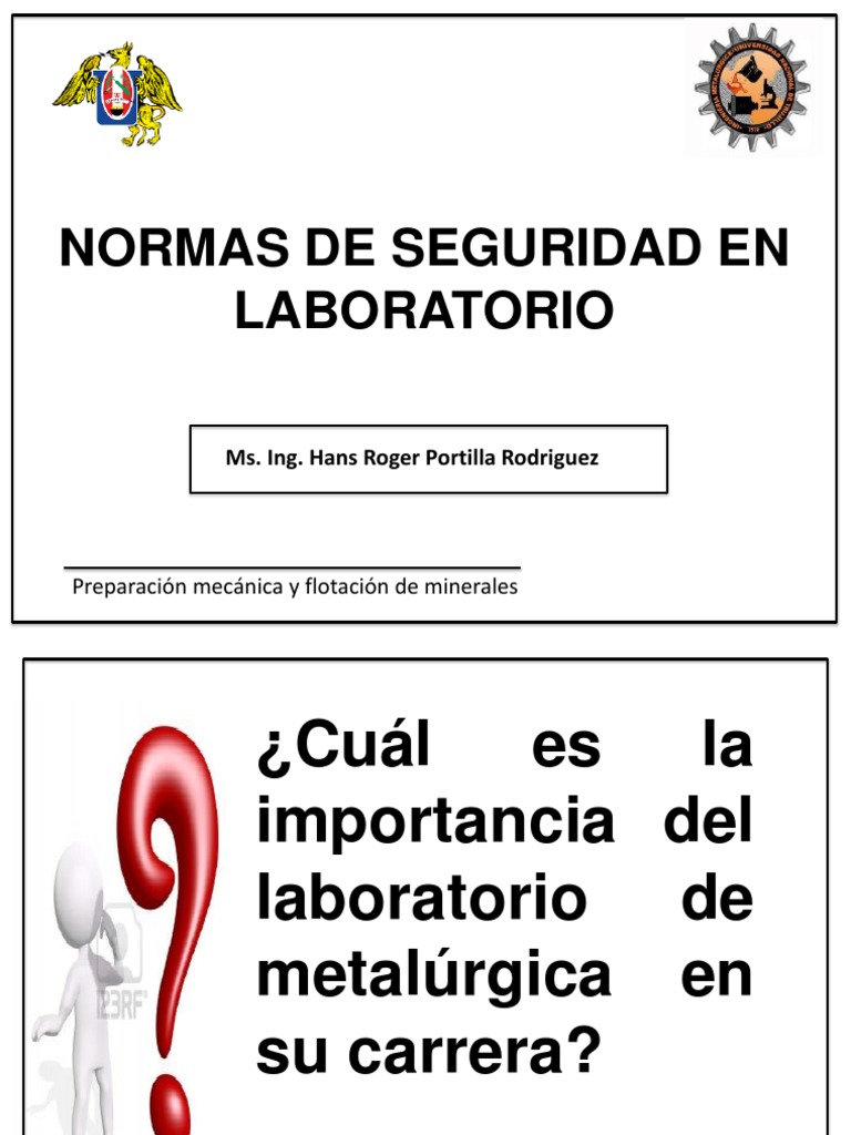 Normas de Seguridad de Laboratorio A | PDF | Laboratorios | Riesgo