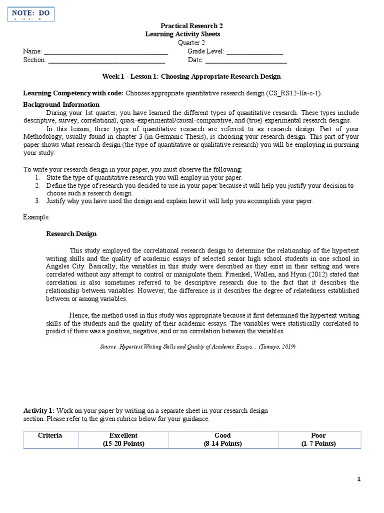 PR2 LAS Q2. Week 1 | PDF | Sampling (Statistics) | Sample Size ...