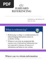 MMU Harvard Referencing Quick Guide: Terminology | PDF | Citation ...