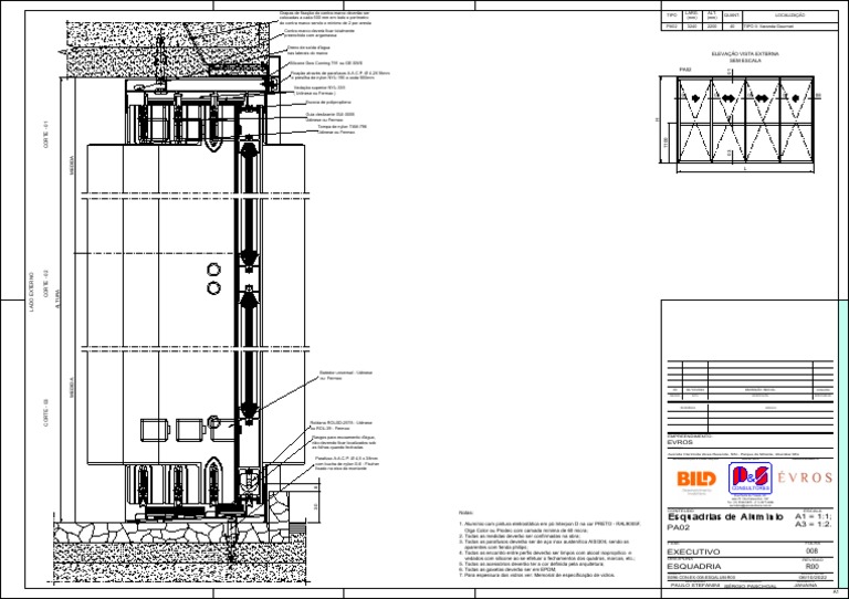 B096 Con Ex 008 Esqalum R00 | PDF | Engenharia Civil | Materiais