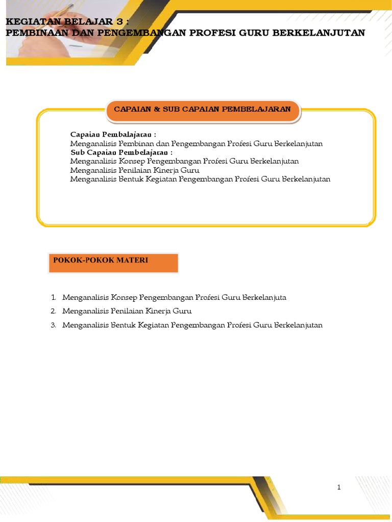 Pengembangan Profesi Guru | PDF