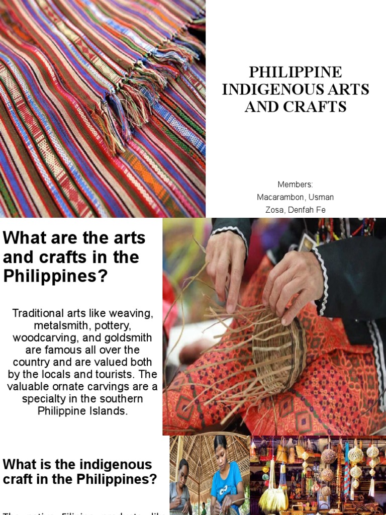 Philippine Indigenous Arts and Crafts | PDF | Weaving