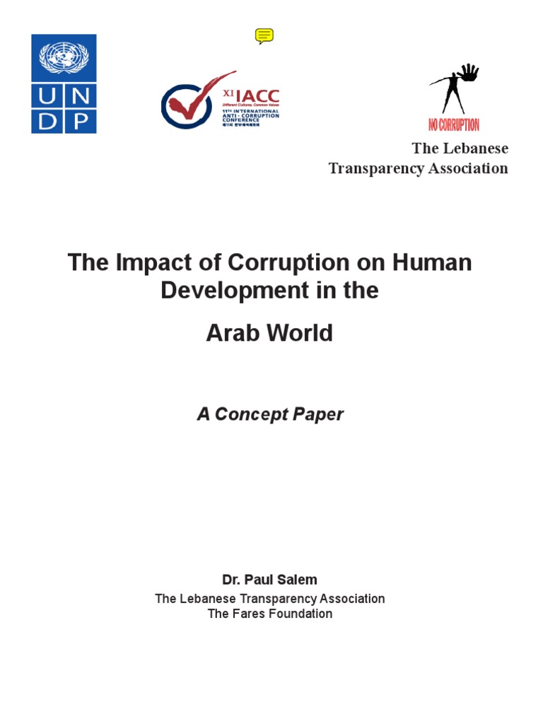 The Relationship Between Corruption and Human Development in the Arab ...