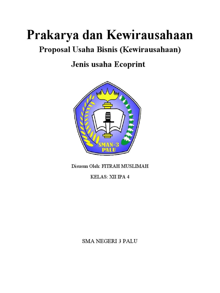Contoh Proposal Pkwu-1 | PDF