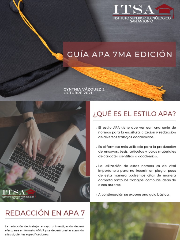 Guía Completa Sobre El Formato Apa 7ma Edición Pdf Estilo Apa