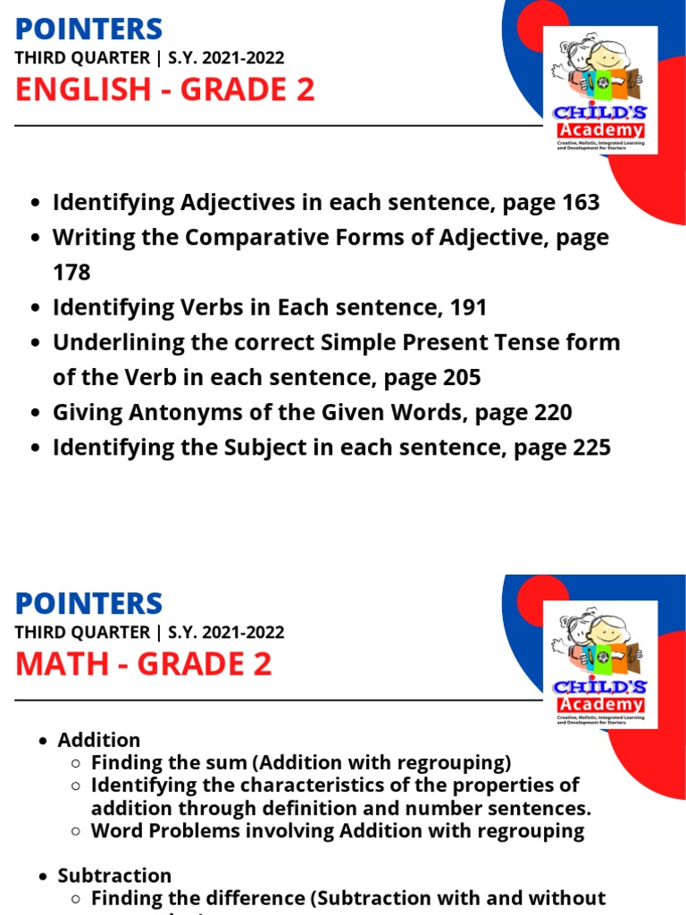 G2 Pointers Q3 Sy21-22 | PDF | Mass (Liturgy) | Linguistics