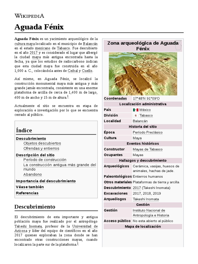 Aguada_Fénix | PDF