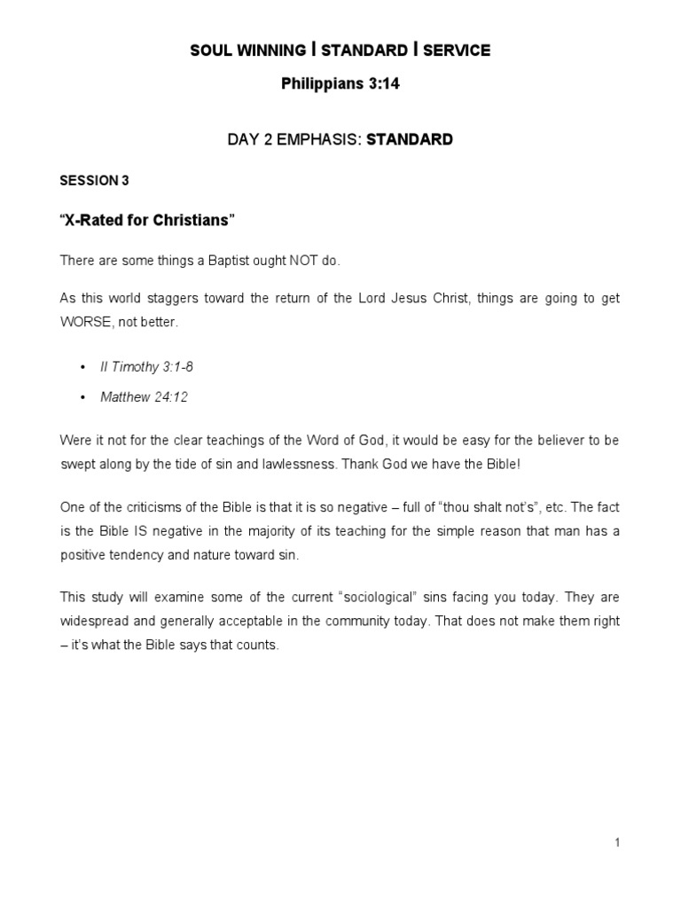 Day 2 Session 3 and 4 | PDF | Jesus | Luck