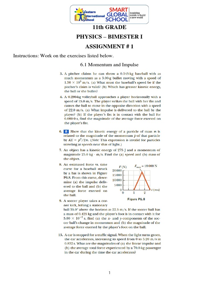 Physics Assignment 1 | PDF