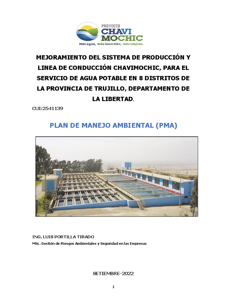 Monitoreo Ambiental-Ampliación de La Ptap | PDF | Entorno natural | Agua potable