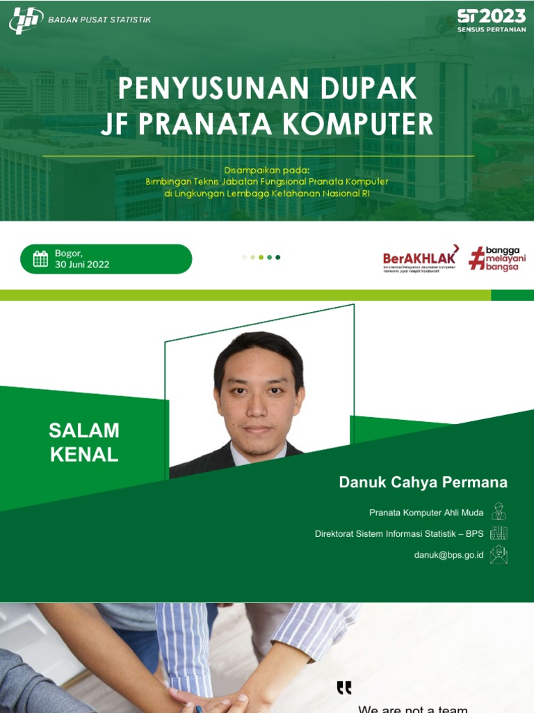 Penyusunan DUPAK Prakom Lemhannas | PDF | Komputer