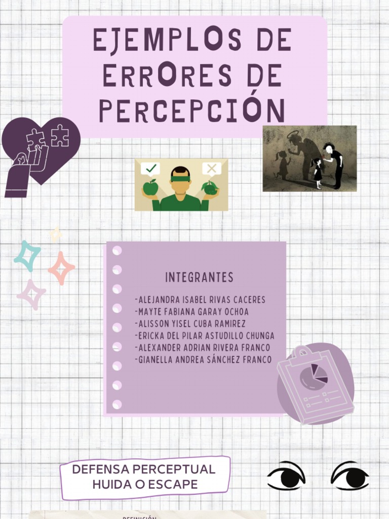 Ejemplos de Errores de Percepción | PDF