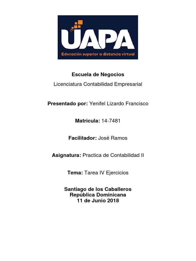 Toaz - Info Tarea 4 Practica Cont 2 PR | PDF | Costo de los bienes vendidos | Tarjeta de débito