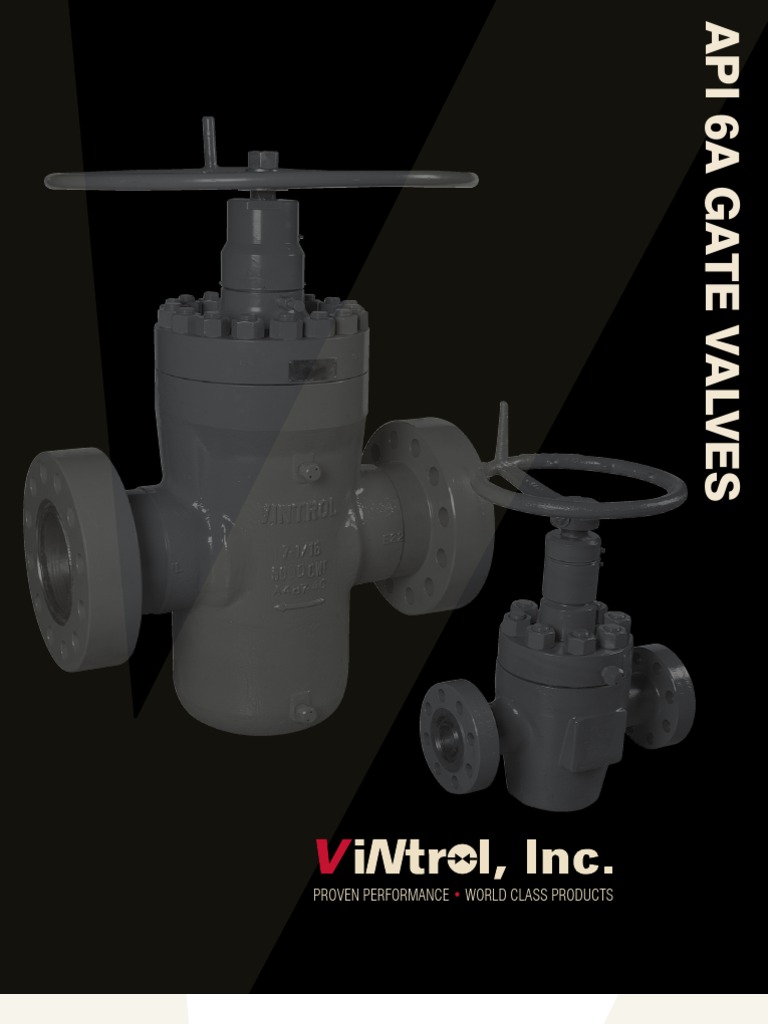 API 6A Gate Valves | PDF | Valve | Corrosion