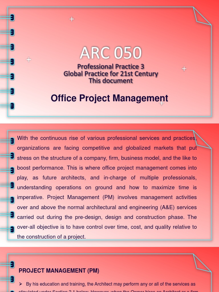 Profprac 3 Module 5 | PDF | Architect | Project Management
