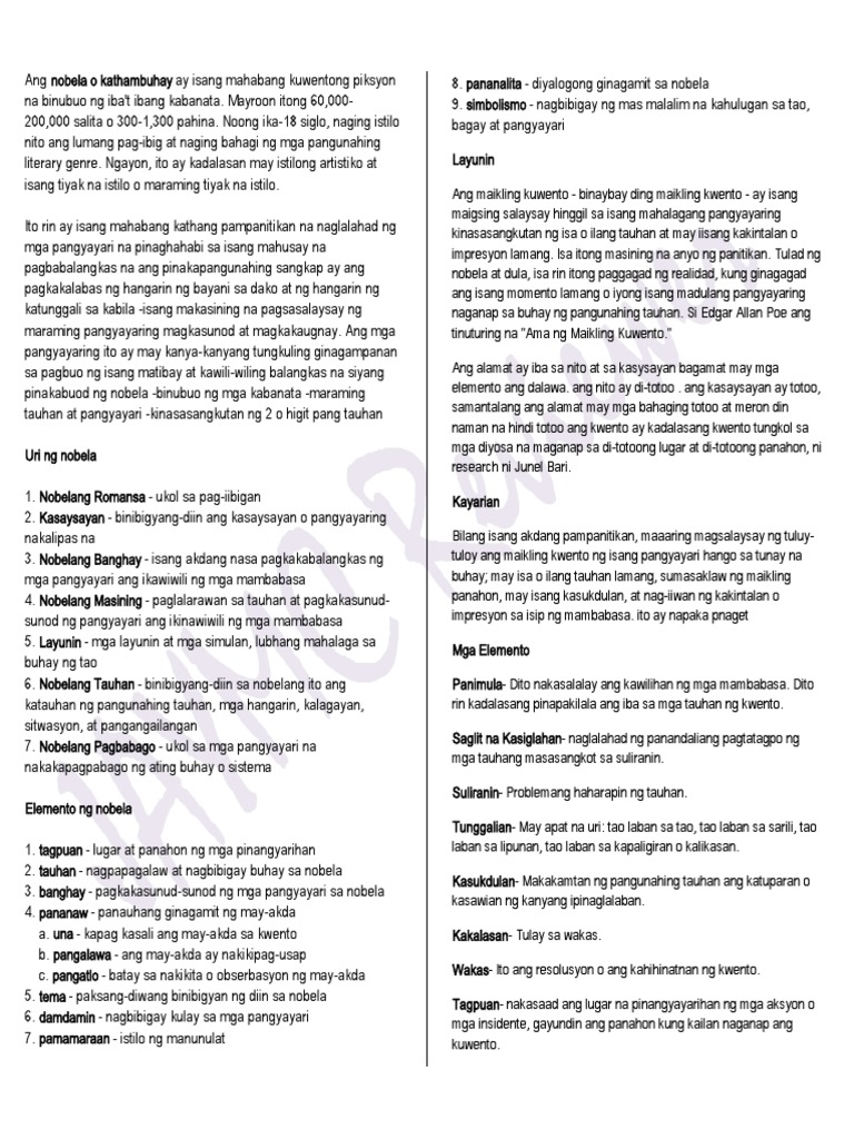 Filipino Lessons | PDF