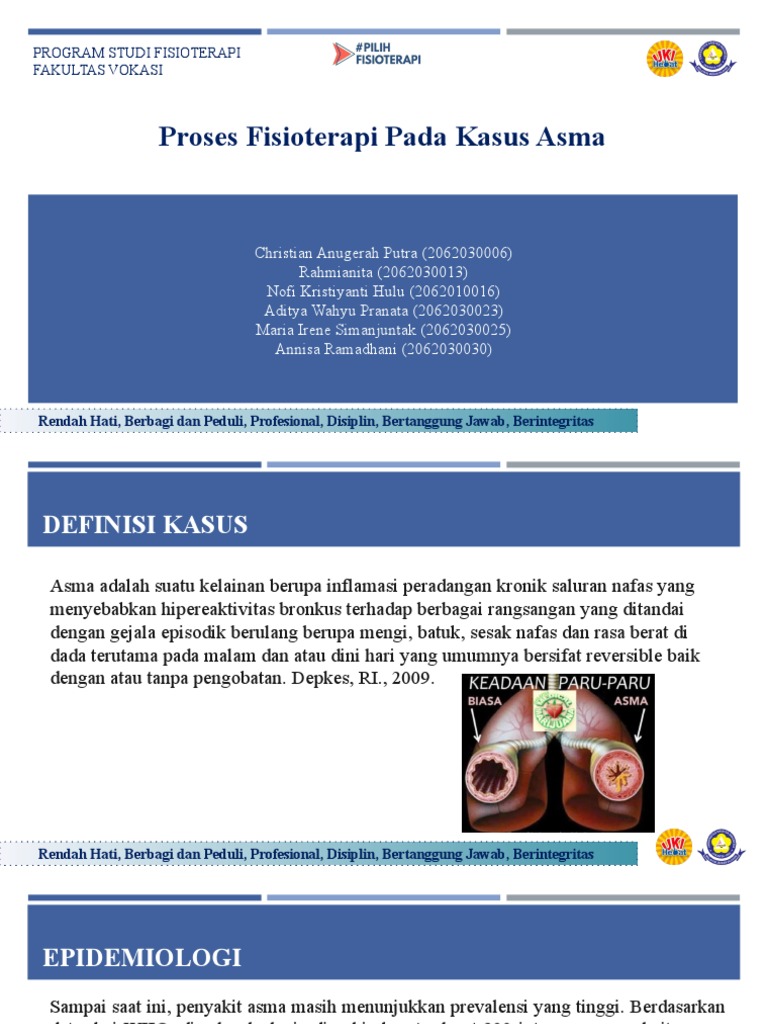 Fisioterapi pada Kasus Asma Bronkial | PDF