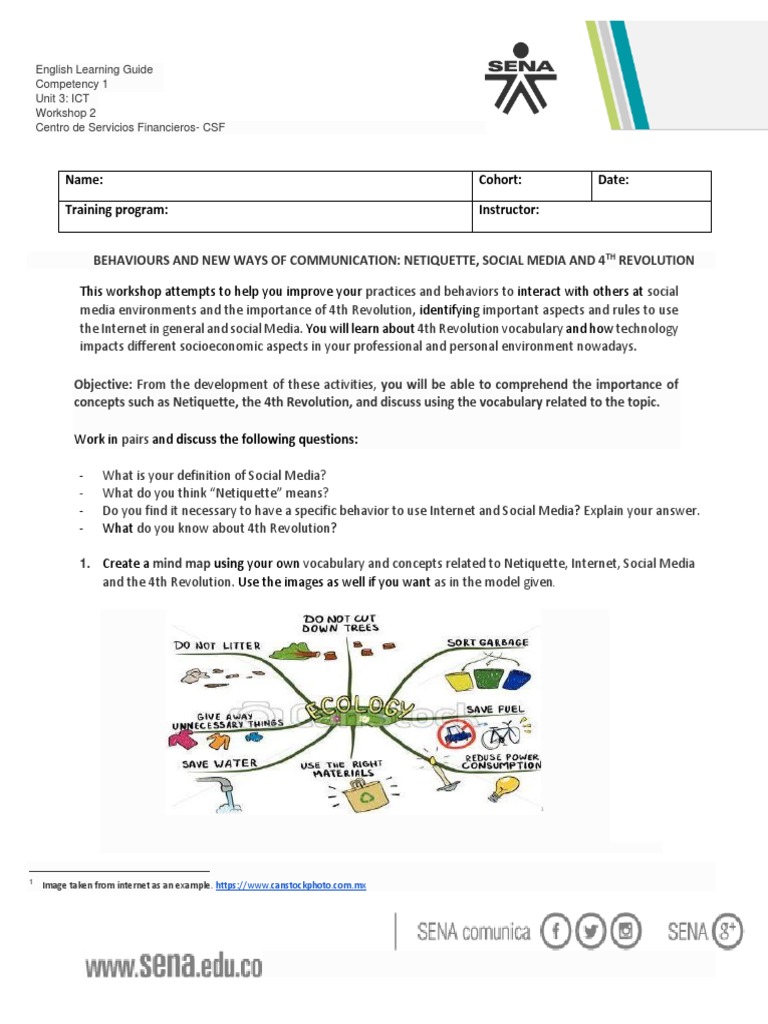 Workshop 2 - Ict - C1 | PDF | Educational Technology | Social Media