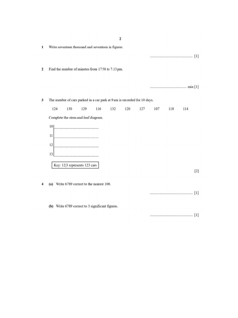 IGCSE 2020 Pass Year Paper 002 | PDF