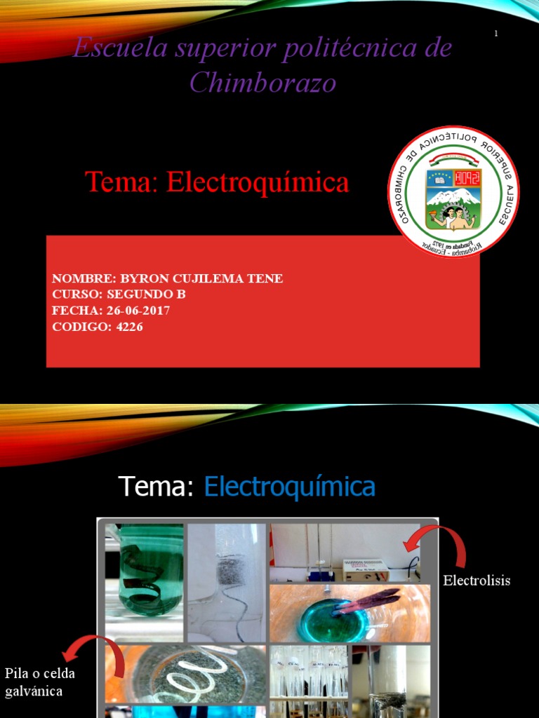 Electroquimica | PDF | Redox | Electroquímica