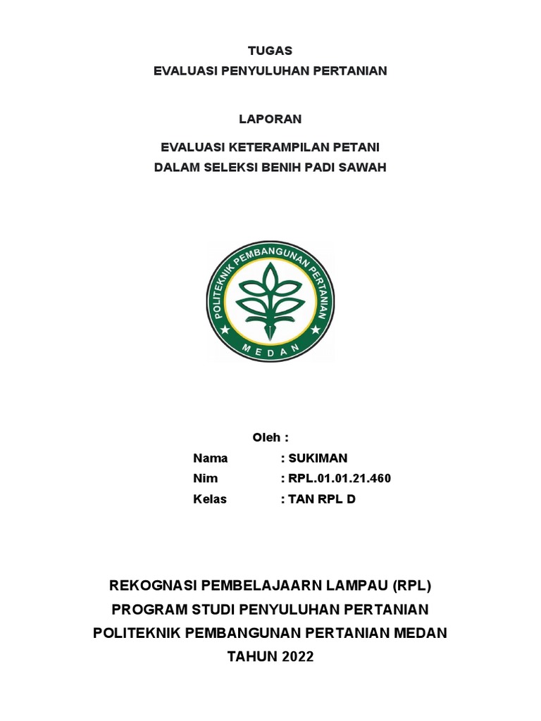 Sukiman Laporan Keterampilan | PDF
