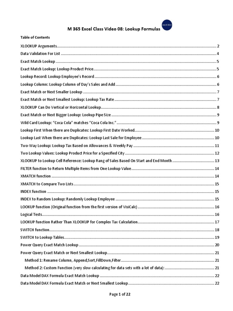 All Important Excel Lookup Formulas - Excel Worksheet, Power Query ... All Important Excel Lookup Formulas - Excel Worksheet, Power Query ...