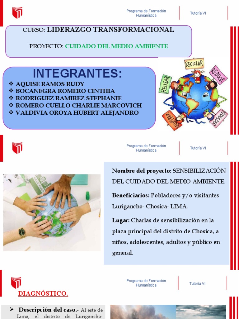 Cuidado Del Medio Ambiente - Tutoria Vi Final | PDF | Ciencias sociales