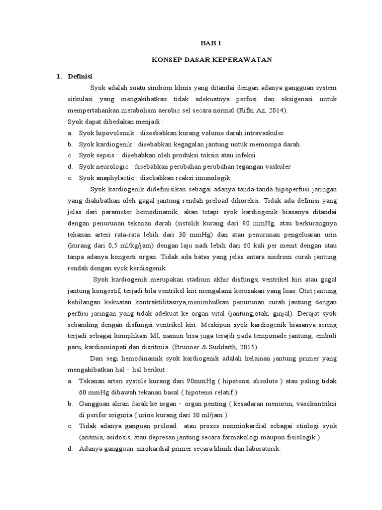 LP Syok Kardiogenik Icu | PDF