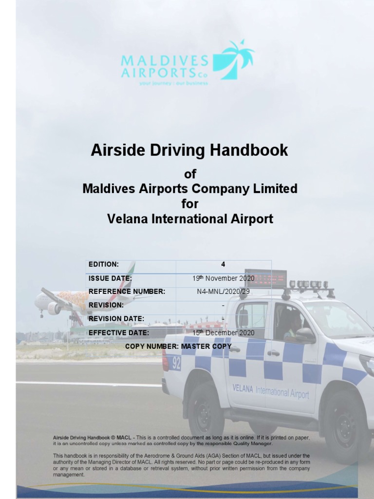 Airside Driving Handbook | PDF | Airport | Air Traffic Control