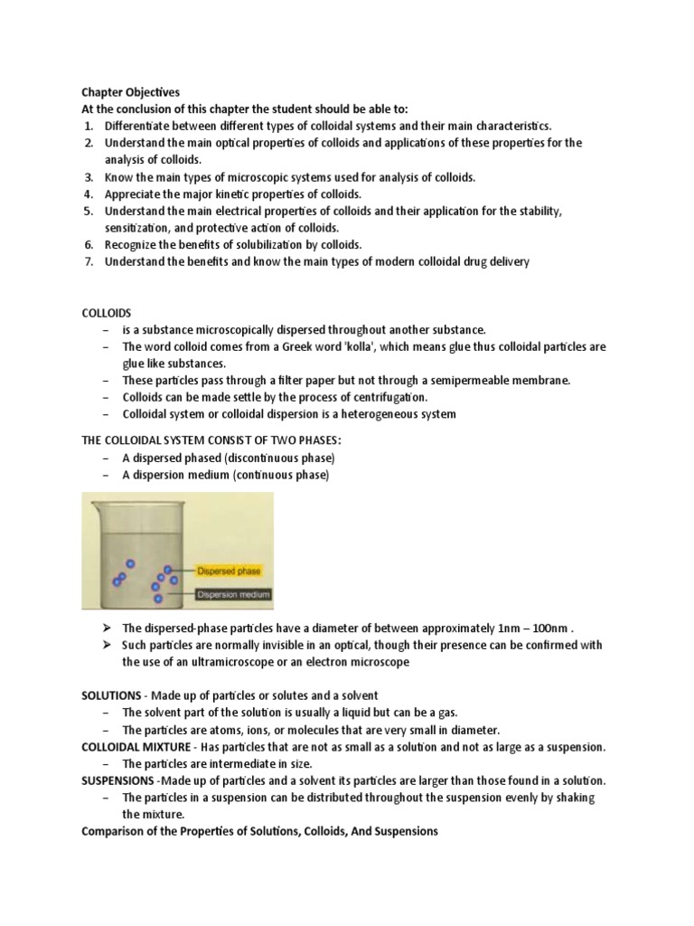 COLLOIDS | PDF | Colloid | Molecules