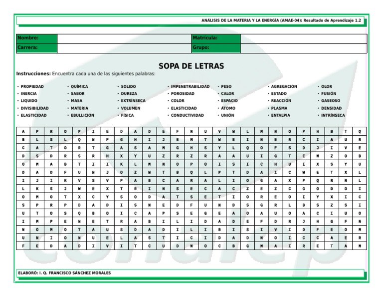 SopaLetras RA12 | PDF | Importar | Termodinámica