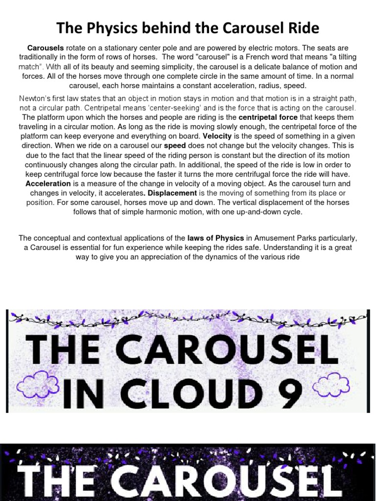 The Physics Behind The Carousel Ride | PDF