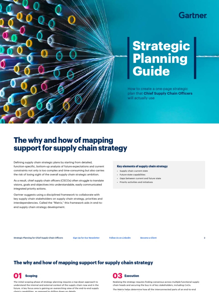 Gartner - Strategic Planning Books 2022 | PDF | Supply Chain ...