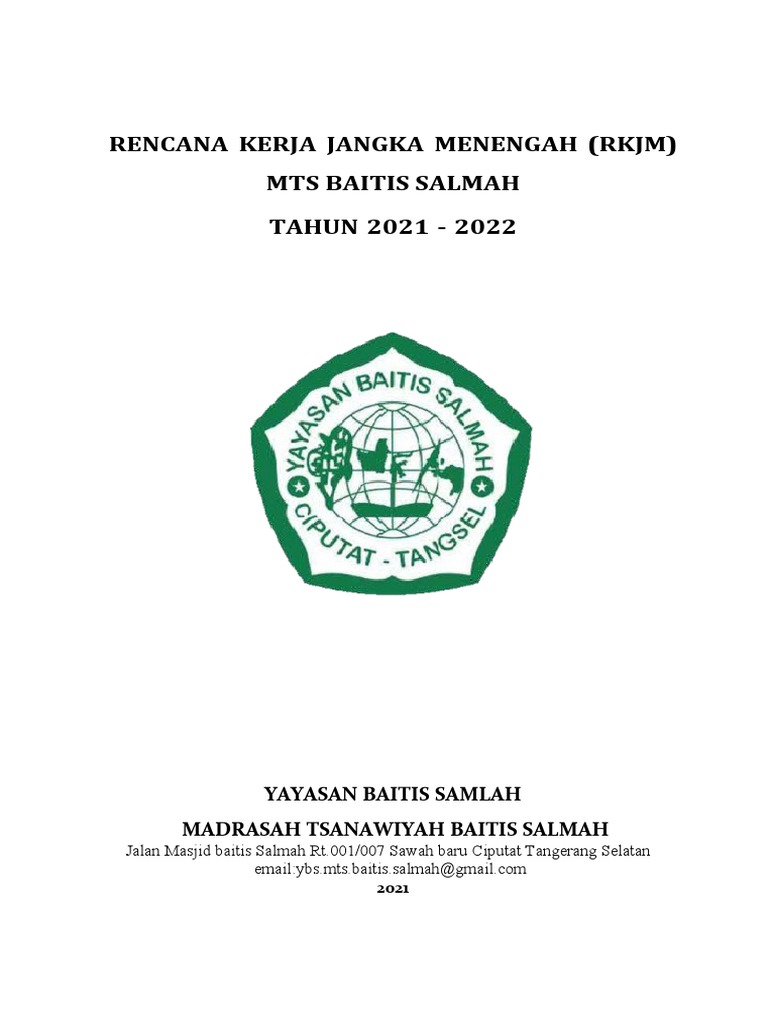 Contoh RKJM Mts 5 | PDF