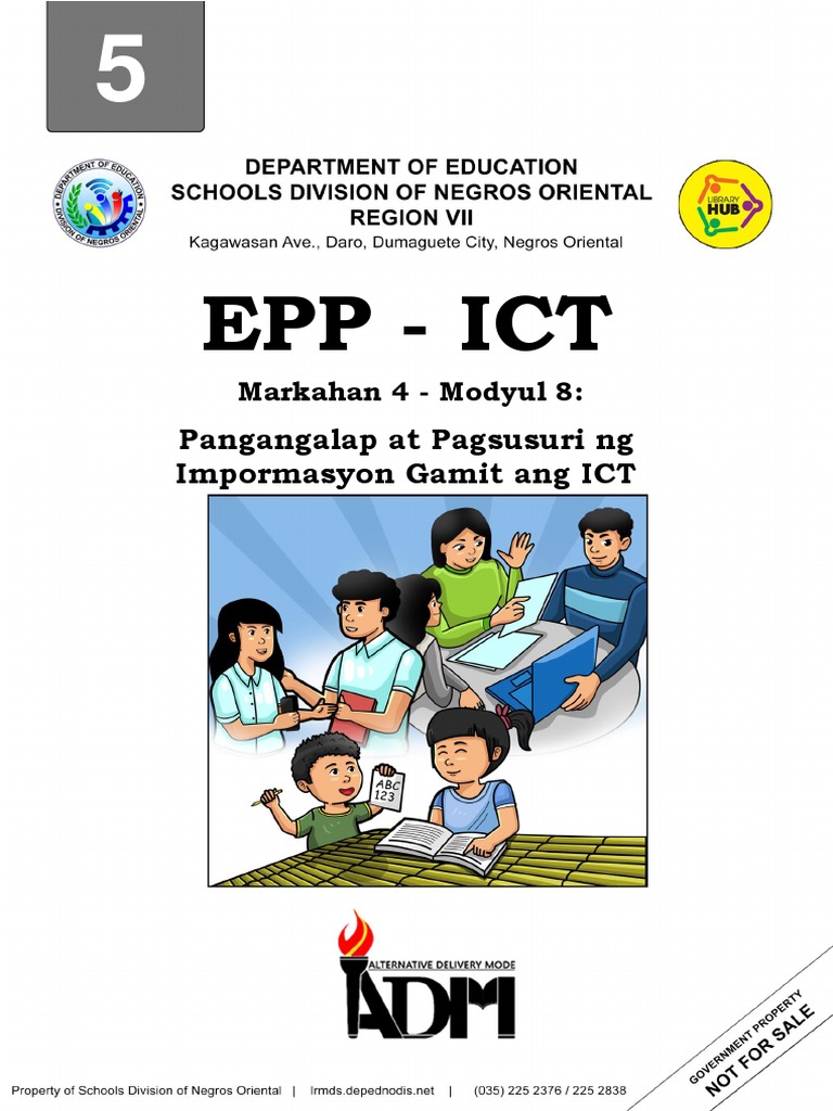 Grade 5 - Q4 - W8 - Pangangalap at Pagsusuri NG Impormasyon Gamit Ang ...