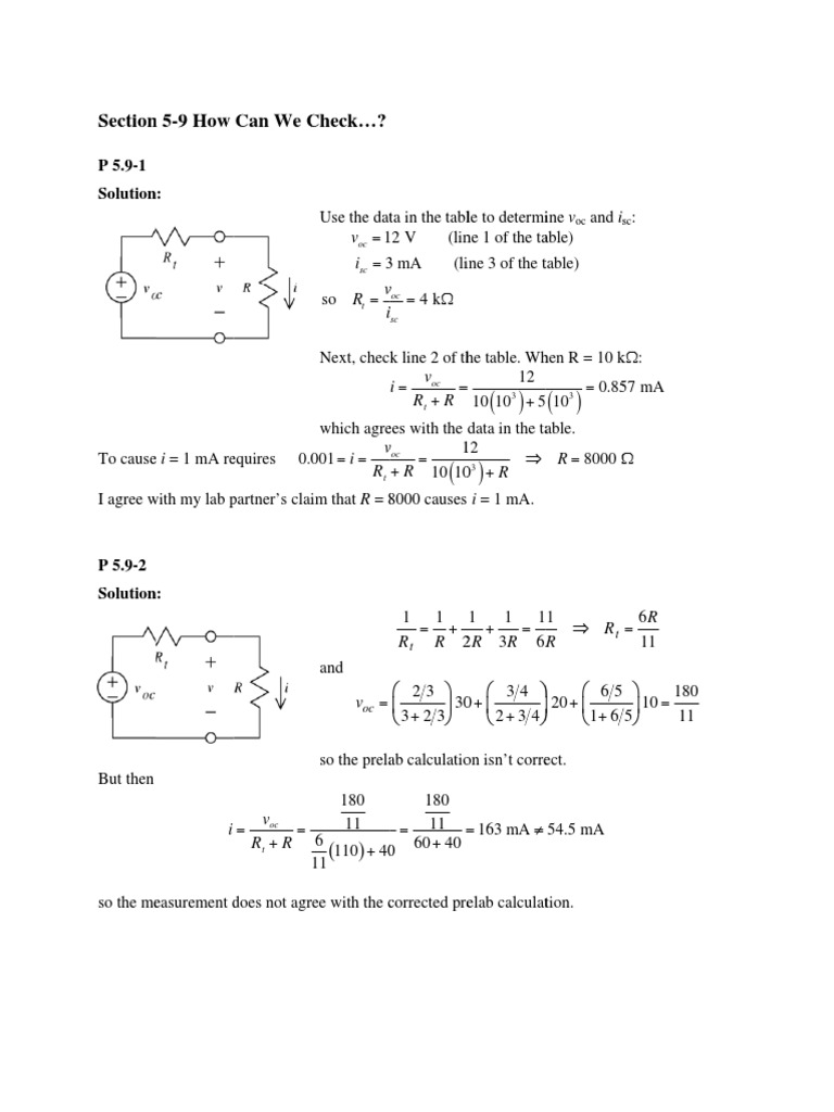Section 5-9 How Can We Check | PDF | Applied Mathematics