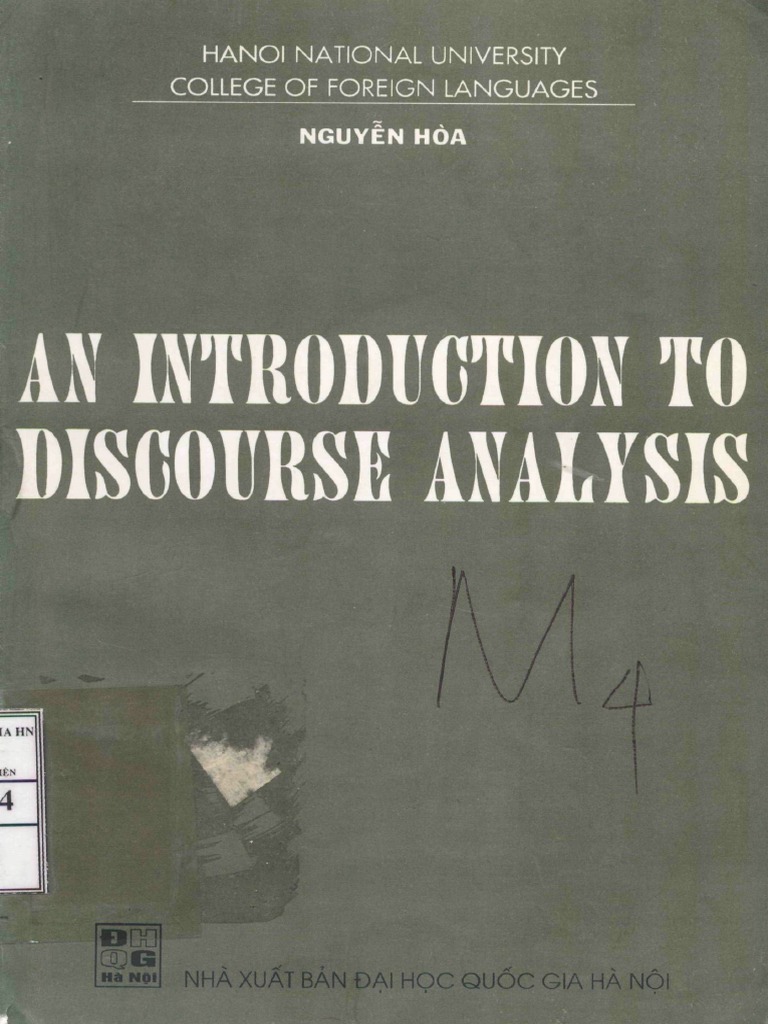 An Introduction to Discourse Analysis (NXB Đại Học Quốc Gia 2000) - Nguyễn Hòa, 155 Trang | PDF ...