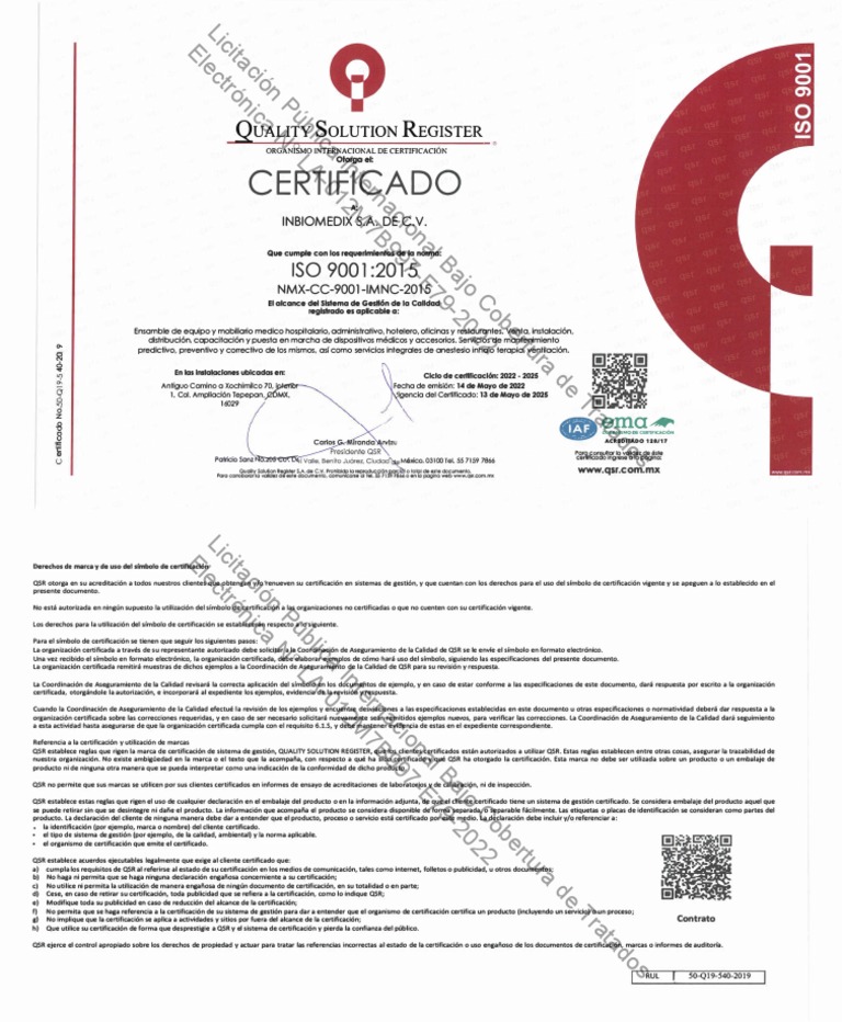 Iso 9001 2015 Pdf Calidad Comercial Business