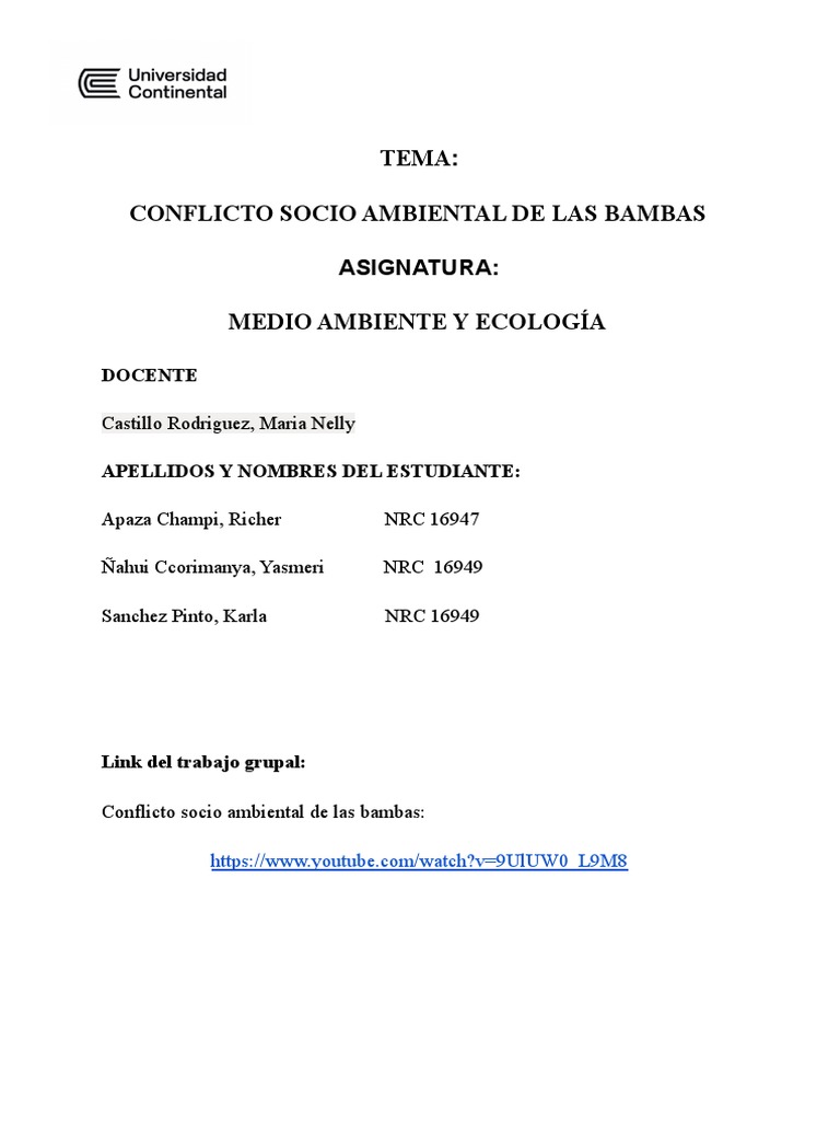 Medio Ambiente y Ecología PA3-final | PDF