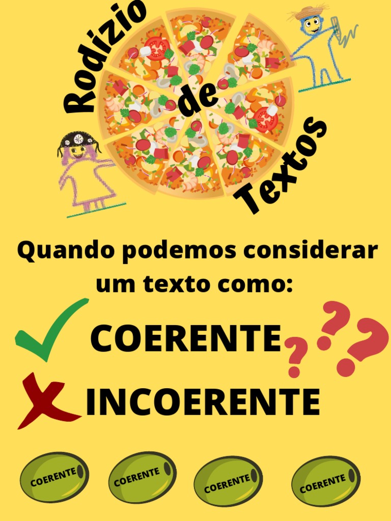 Rodízio de Textos - Coerente e Incoerente | PDF