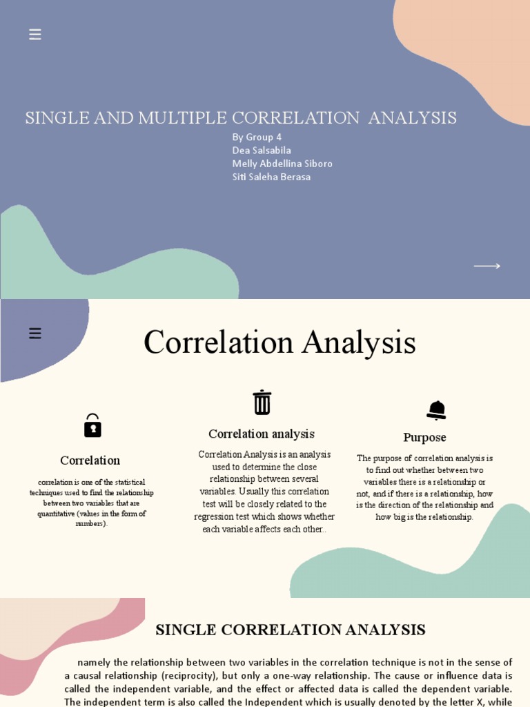 Understanding Correlation Analysis | PDF | Statistical Inference | Applied Mathematics