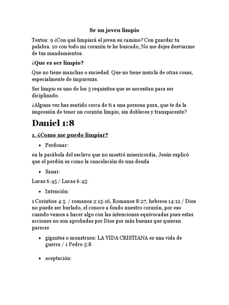 Se Limpio | PDF | Amor