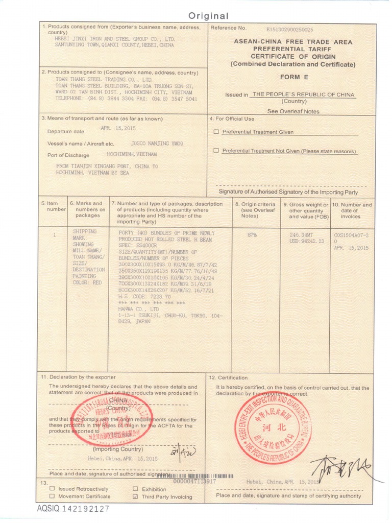 Co Form e - 246.36mt - Signed | PDF