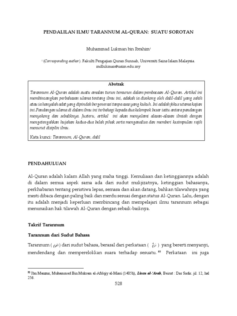 Artikel Tarannum | PDF