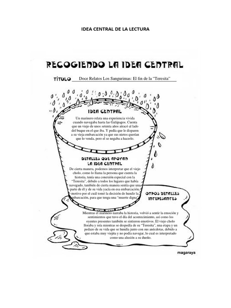 Idea Central de La Lectura | PDF