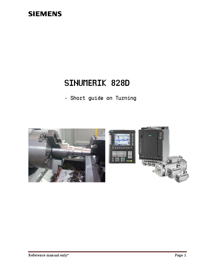 828D Basic T+User+Manual | PDF | Numerical Control | Machining