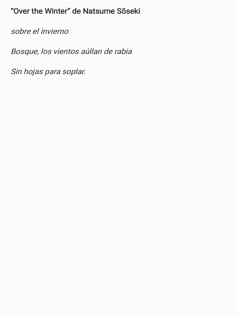 Haiku Soseki | PDF